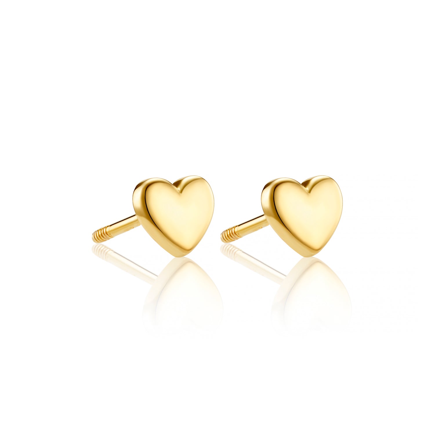 Gold Vermeil My Little Heart Earrings | Molly B London